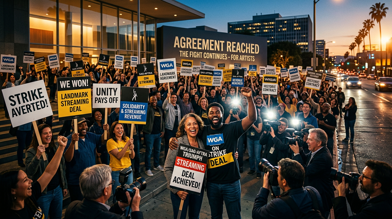 Hollywood Strike Averted with Landmark Streaming Revenue Deal | EzeeMedia